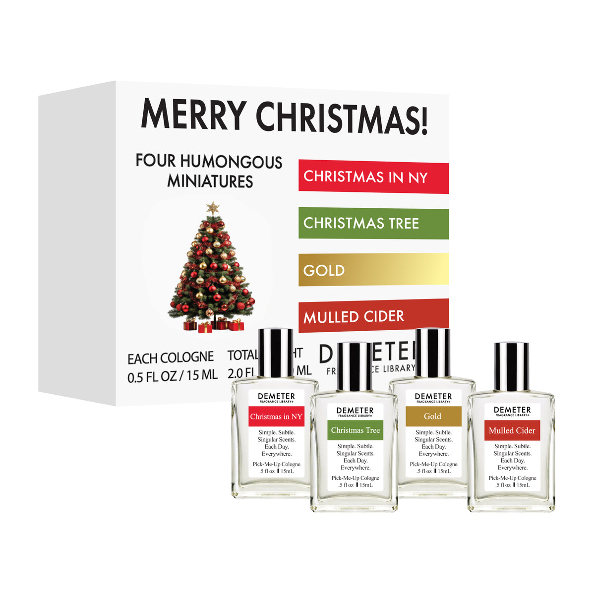 Merry Christmas! Humongous Mini Set – Demeter Fragrance Library